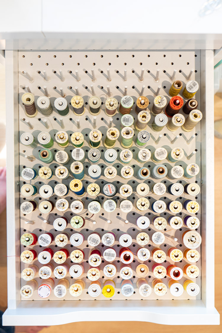 Clever Thread Storage - Ikea Hack